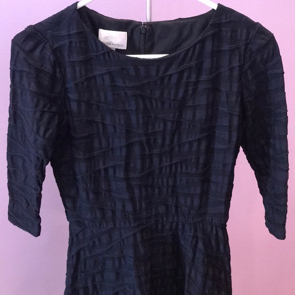 Donna Morgan | Dresses | Donna Morgan Black Flare Flitted Dress S 4 ...